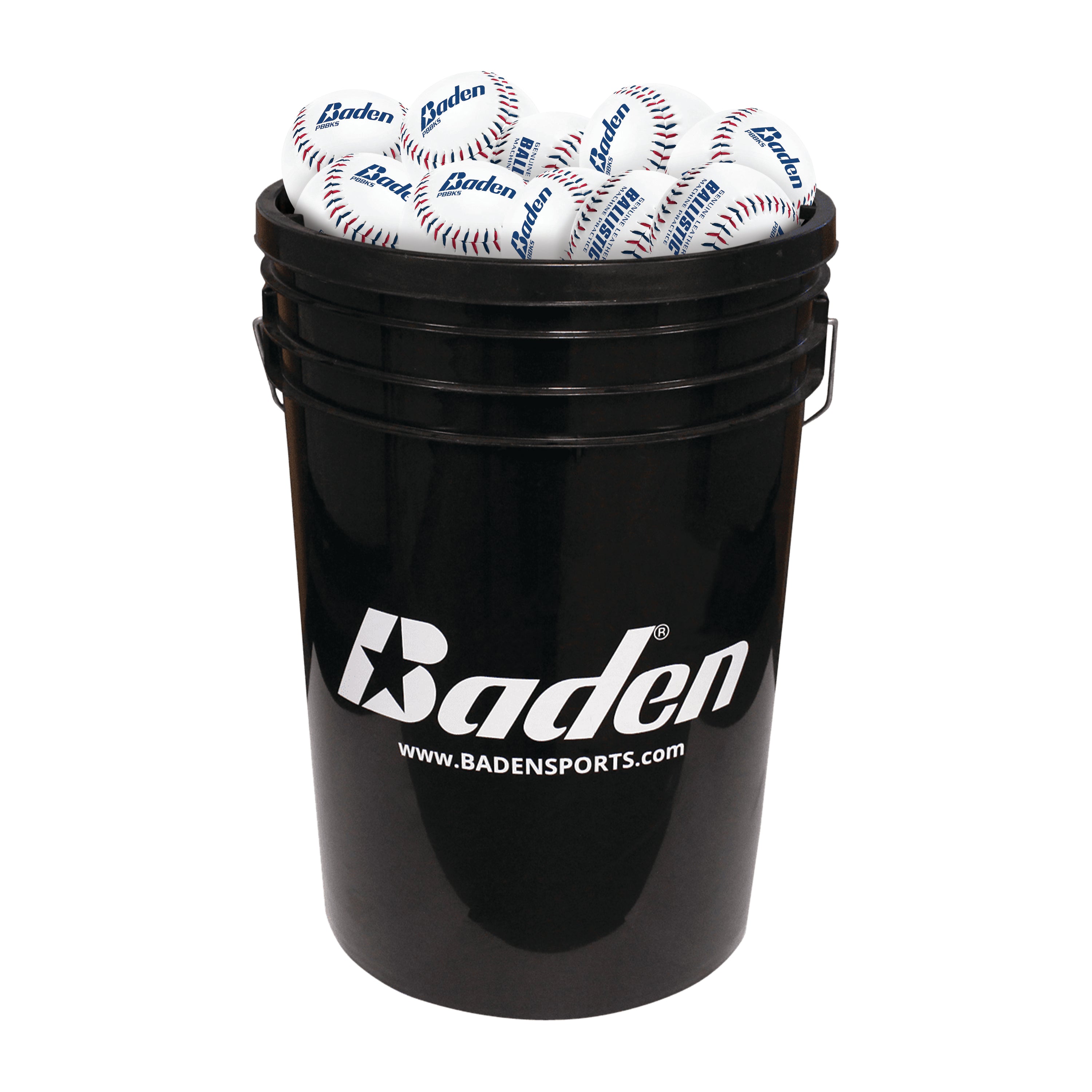 Ballistic Baseballs and Ball Bucket Bundle - 3 Dozen – Baden Sports