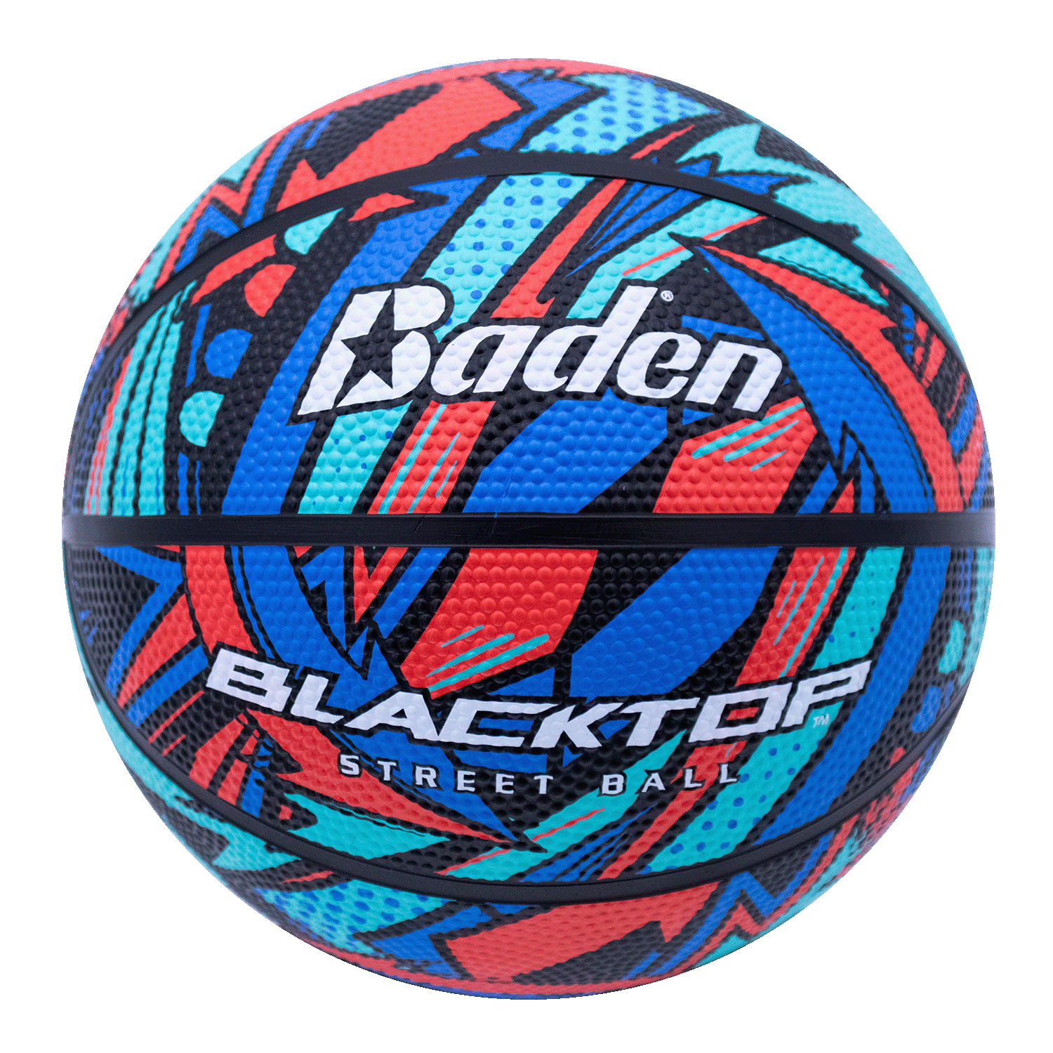 Blacktop Mini Rubber Basketball 3 Pack Set – Baden Sports