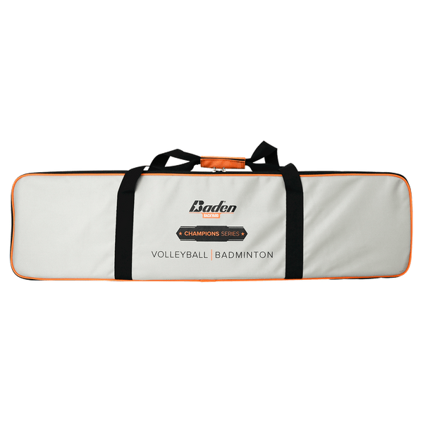 Champions Volleyball & Badminton CARRY BAG GRAY/ORANGE - Baden Sports